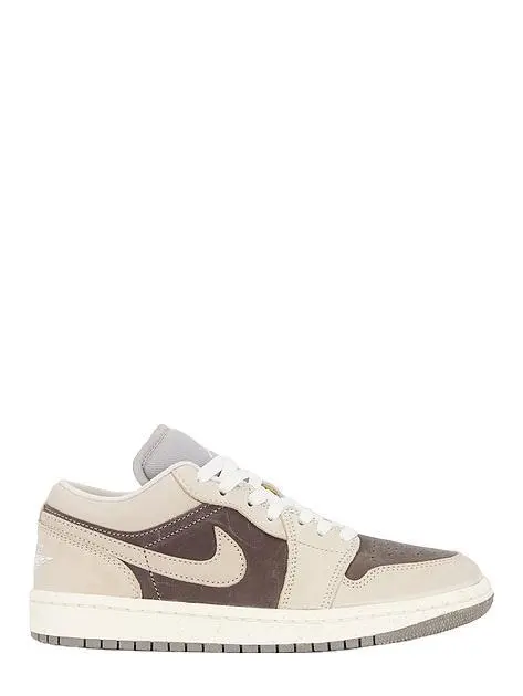 JORDAN 1 Low Se Sneaker - Enigma Stone  Oatmeal  Pale Ivory & Hemp