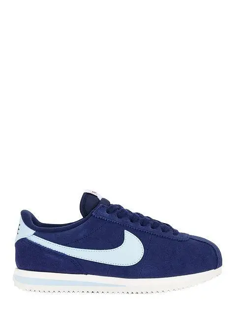 Nike Cortez Suede Sneaker - Midnight Navy  Celestine Blue & Sail
