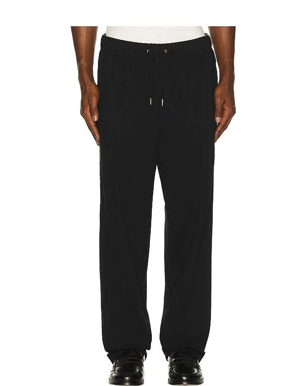 Fred Perry Cross Tape Track Pant - Black