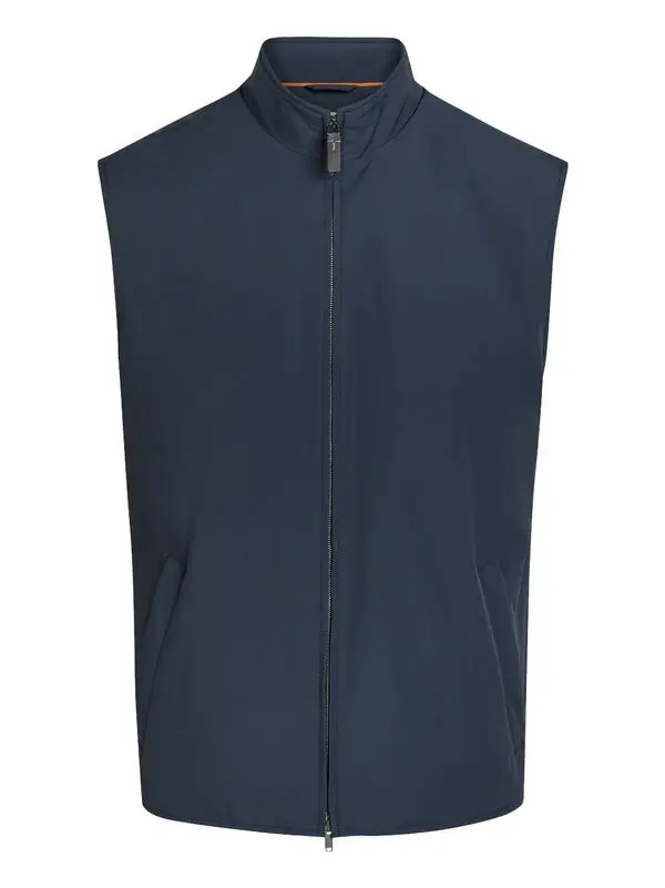 TOD'S High-neck Stretch-shell Gilet - Blue