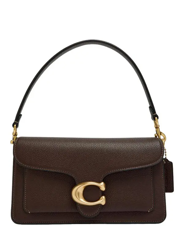 COACH Tabby 26 Grained Leather Shoulder Bag - Brown