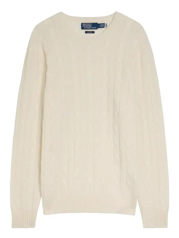 Polo Ralph Lauren Cable-knit Cashmere Jumper - Ecru
