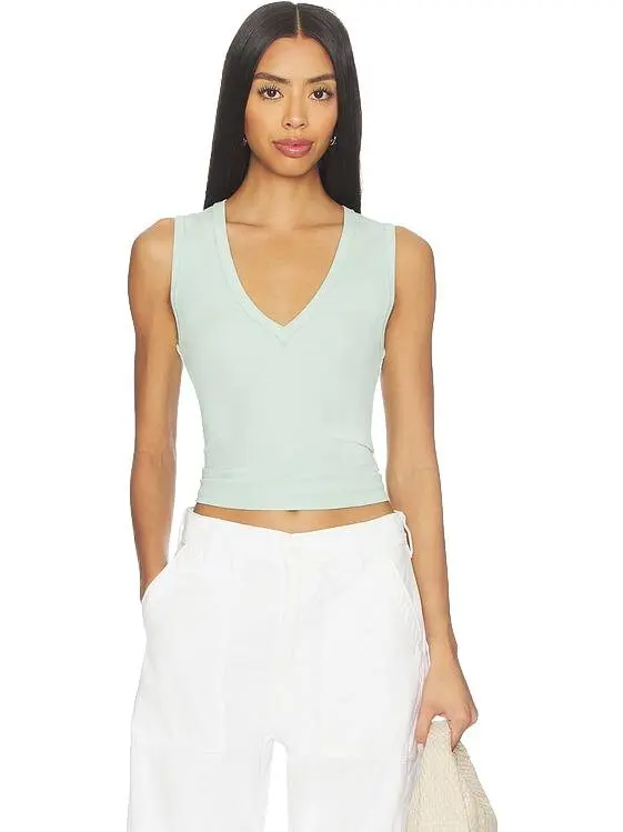 Free People We The Free Neria Tank - Cameo Green