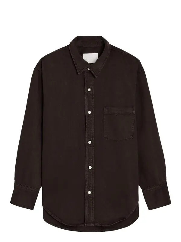 Citizens Of Humanity Carter Denim Overshirt - Dark Brown