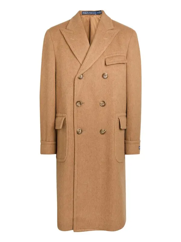 Polo Ralph Lauren Double-breasted Hair Coat - Camel