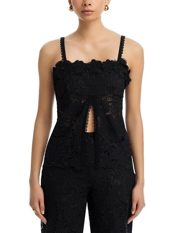 Waimari Magnolia Top - Black