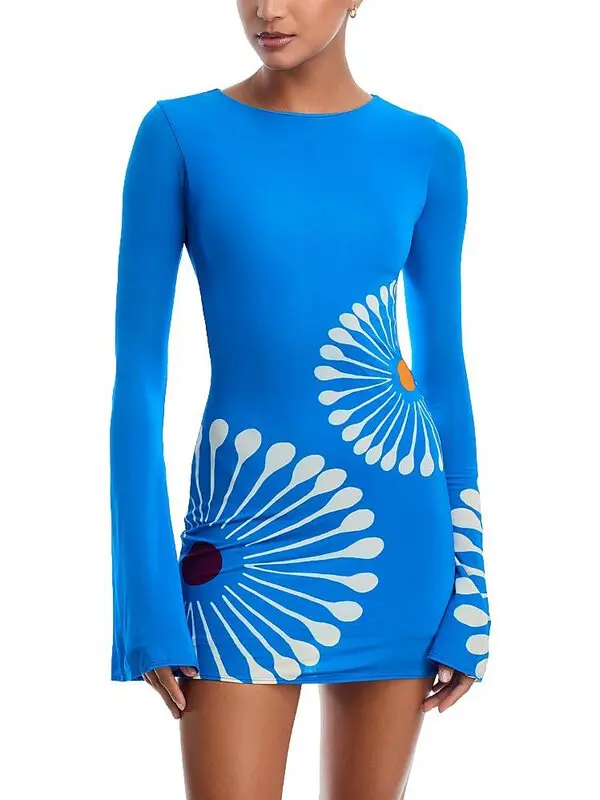 CALA DE LA CRUZ Maisha Dress With Floral Print - Fiori