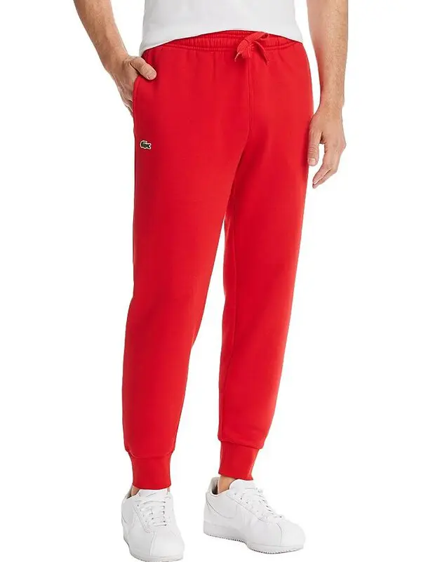 Lacoste French Terry Track Pants - Red