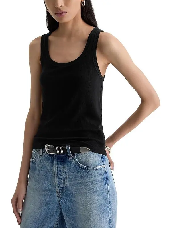 Ag Essential Tank Top - Super Black