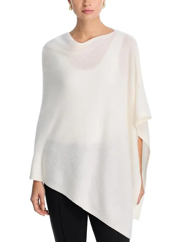 Bloomingdale'S 100% Cashmere Poncho - Ivory