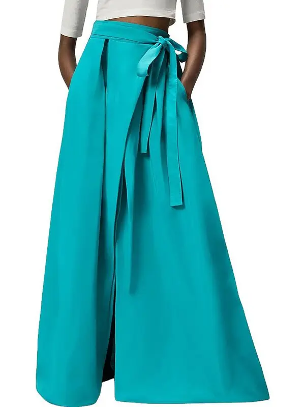 Pinko Raponzolo Taffeta Maxi Skirt - V