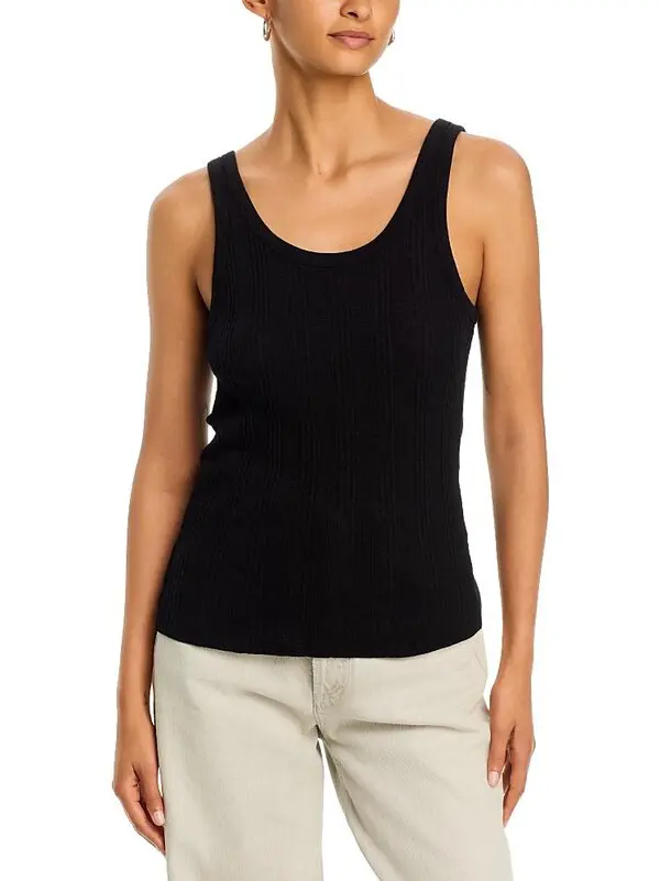 MOTHER The Runner Up Tank Top - Black