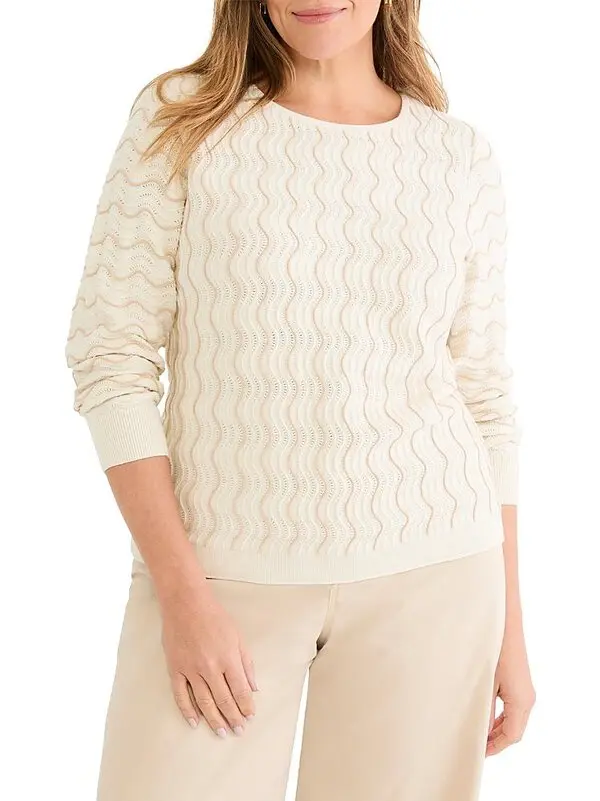 NIC+ZOE Alto Sweater - Neutral Multi