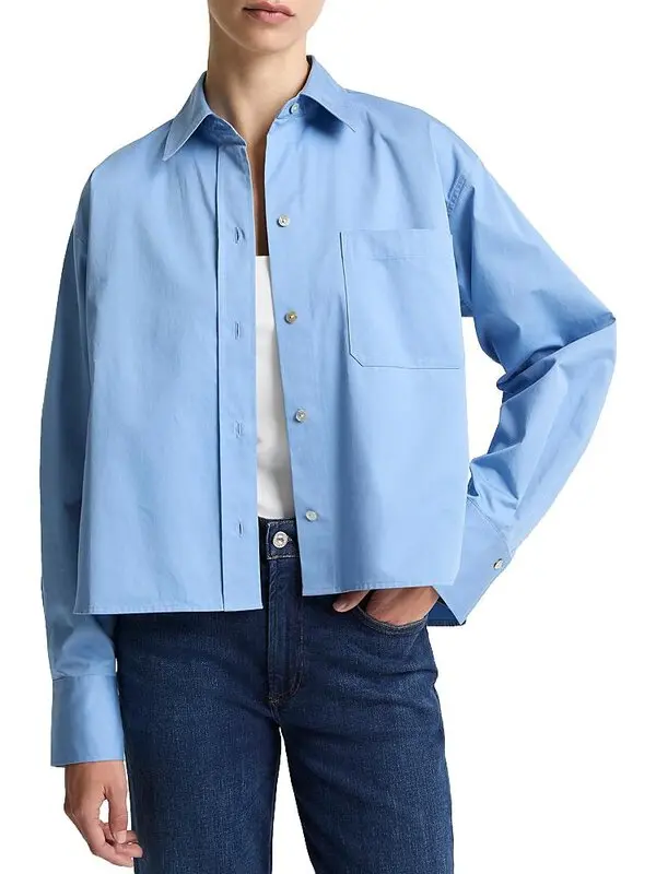 Vince Cropped Shirt - Hydra