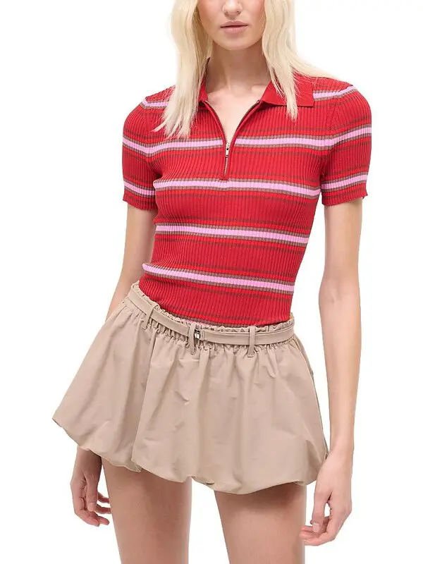 Staud Ren Knit Top - Dana Strip