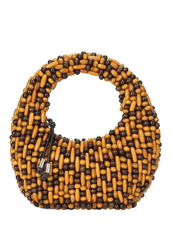 Staud Reef Bag - Multi Wood