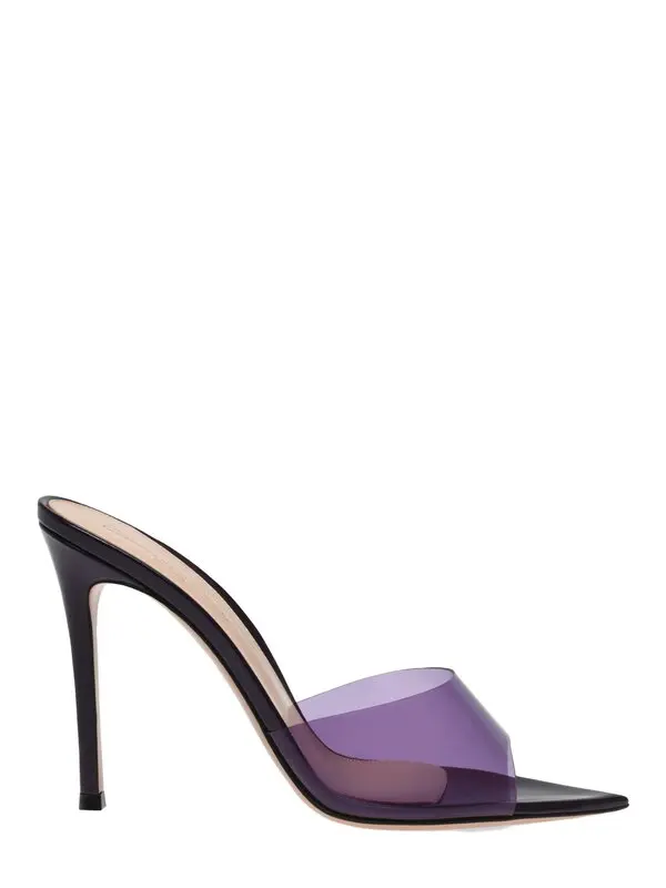 GIANVITO ROSSI Elle Mule - Purple - Tpu