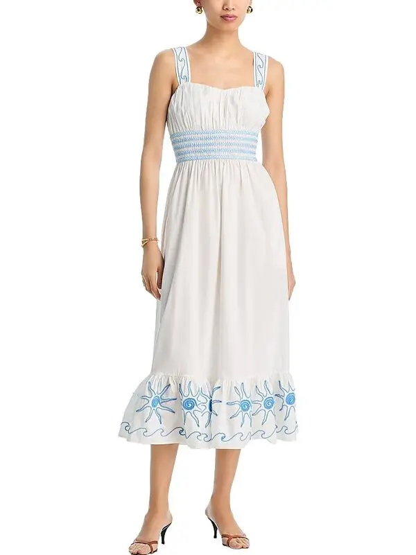 Rails Moira Embroidered Dress - Sun Embroidery