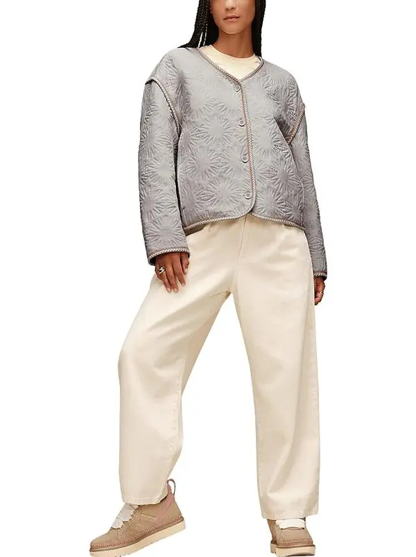 UGG Sun Quilted Jacket - Light Grey