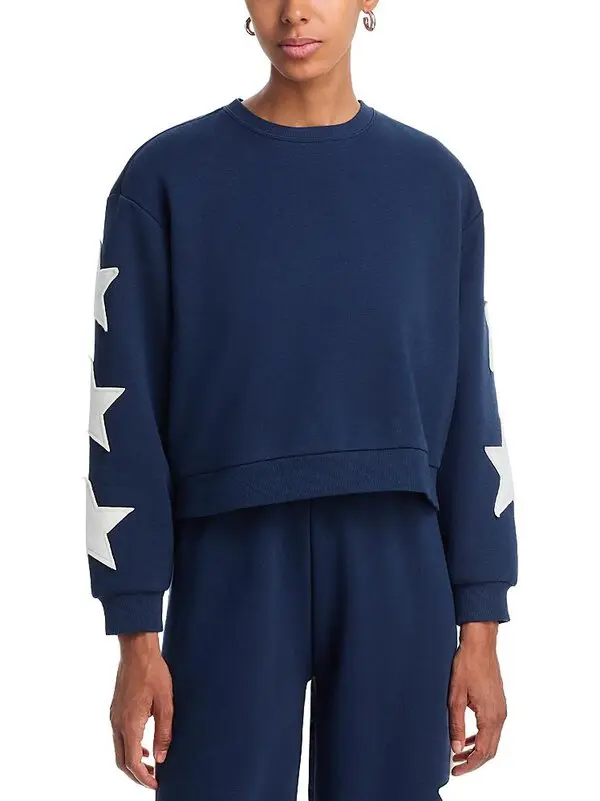 Vintage Havana Reverse Terry Crewneck Sweatshirt - Navy