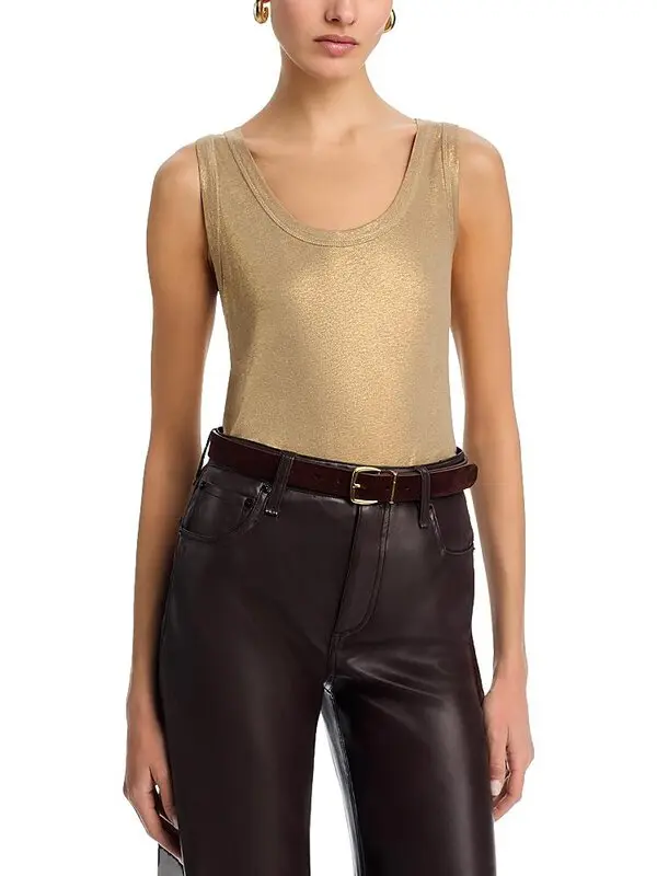 Kobi Halperin Nara Knit Tank Top - Gold
