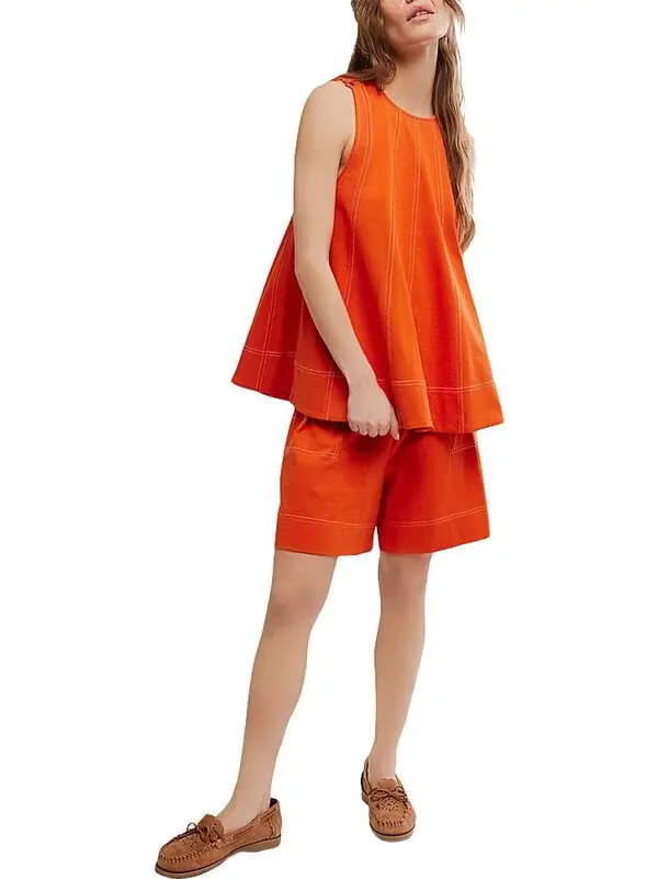 Free People Strada Set - Red Squash