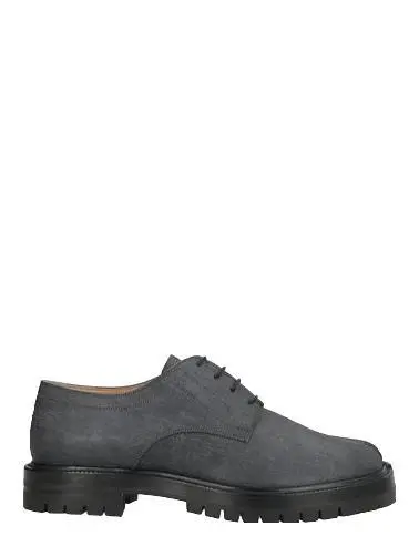 MAISON MARGIELA Lace-up Leather Derby Shoes - Charcoal