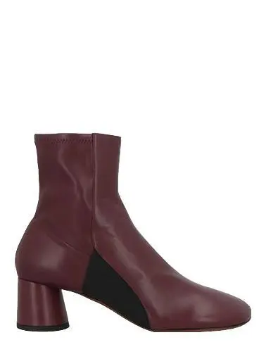 Proenza Schouler Lambskin Ankle Boots - Red