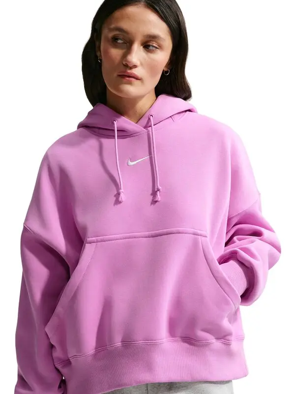 Nike Sportswear Phoenix Fleece Over-oversized Pullover Hoodie - Purple