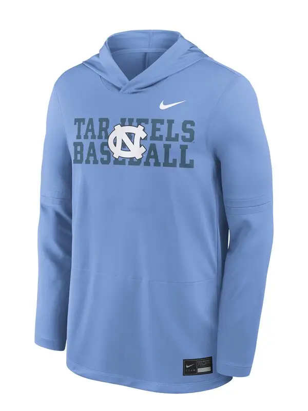 Nike North Carolina Dugout Dri-fit College Long-sleeve Hooded Top - Blue