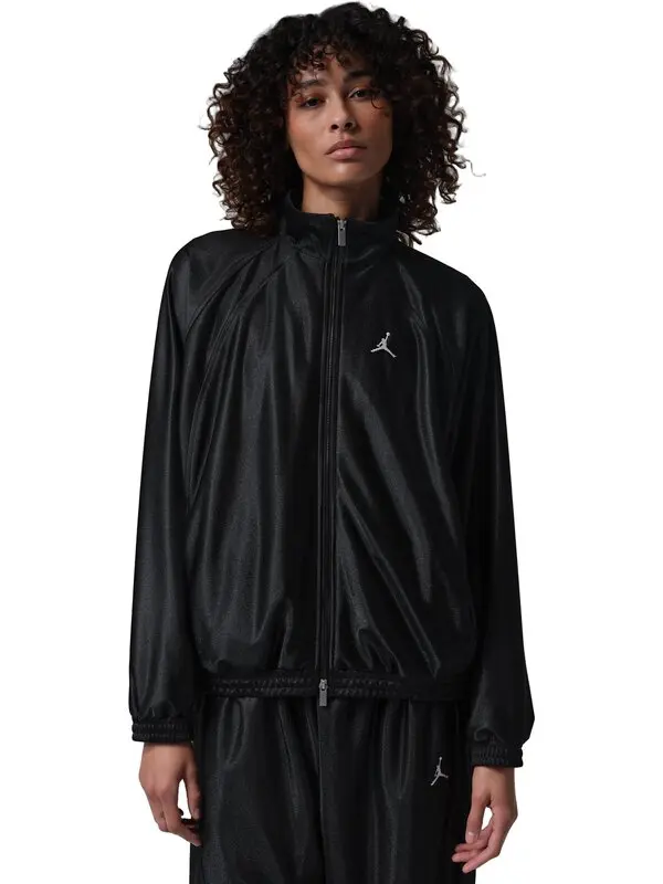 JORDAN Brooklyn Durasheen Track Jacket - Black