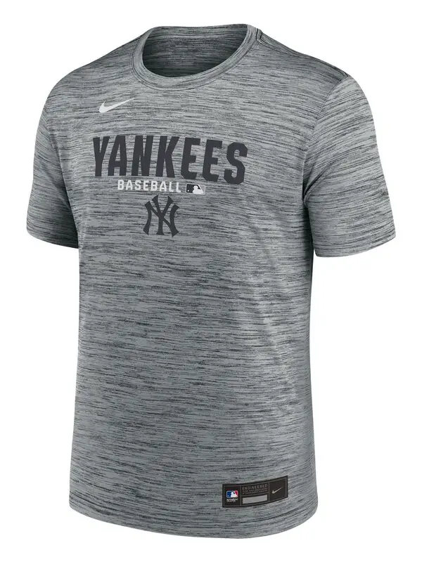 Nike New York Yankees Authentic Collection Dri-fit Mlb T-shirt - Grey