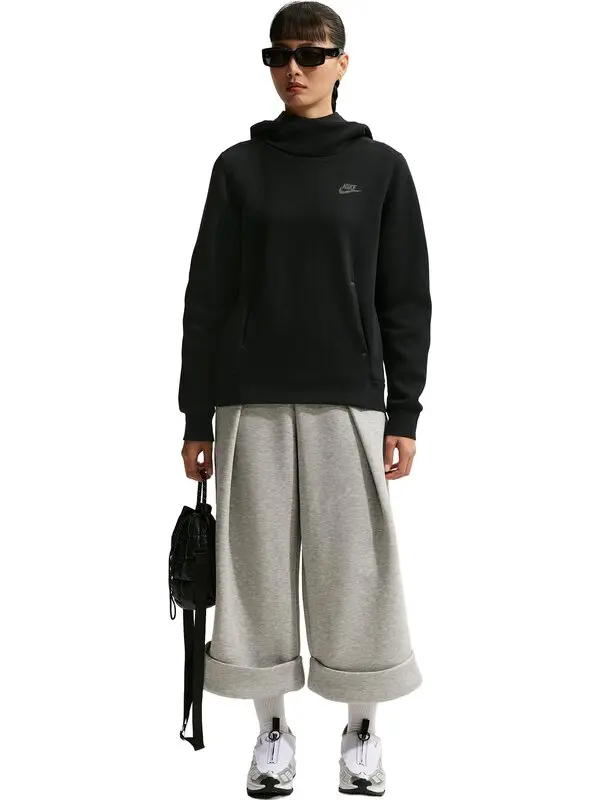 Nike Sportswear Tech Fleece High-waisted Cropped Pants - Grey