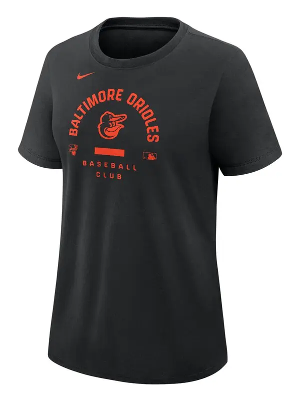Nike Baltimore Orioles Authentic Collection Early Work Dri-fit Mlb T-shirt - Black