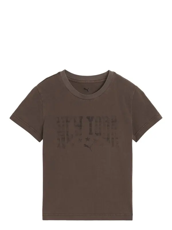 PUMA Nyc Slim T-shirt - Brown