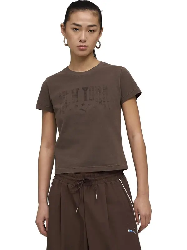 PUMA Nyc Slim T-shirt - Brown
