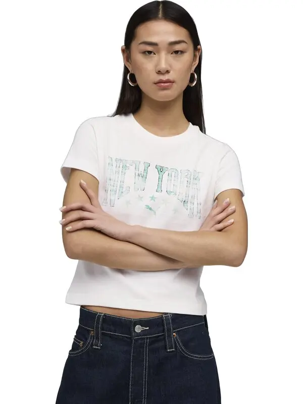 PUMA Nyc Slim T-shirt - White