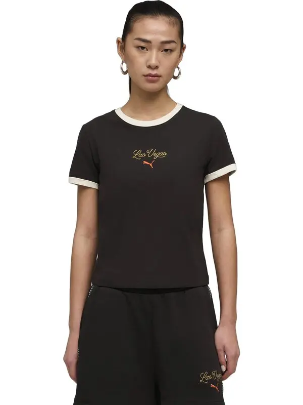 PUMA Slim Fit T-shirt - Black