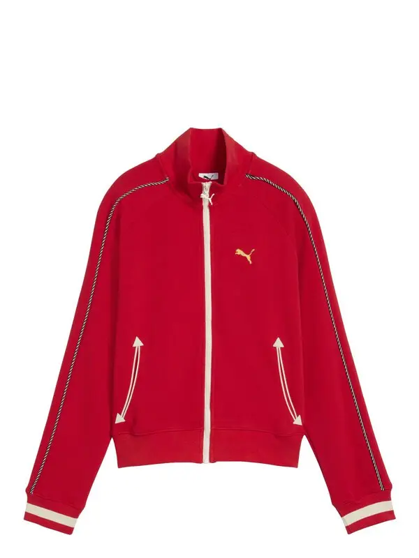 PUMA T7 Las Vegas Short Track Jacket - Red