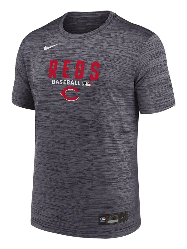 Nike Cincinnati Reds Authentic Collection Dri-fit Mlb T-shirt - Black