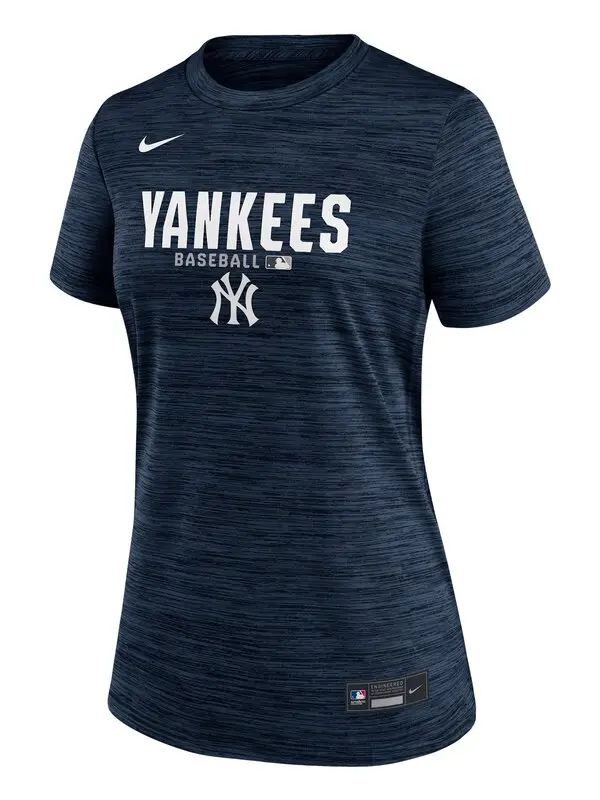 Nike New York Yankees Authentic Collection Velocity Dri-fit Mlb T-shirt - Blue