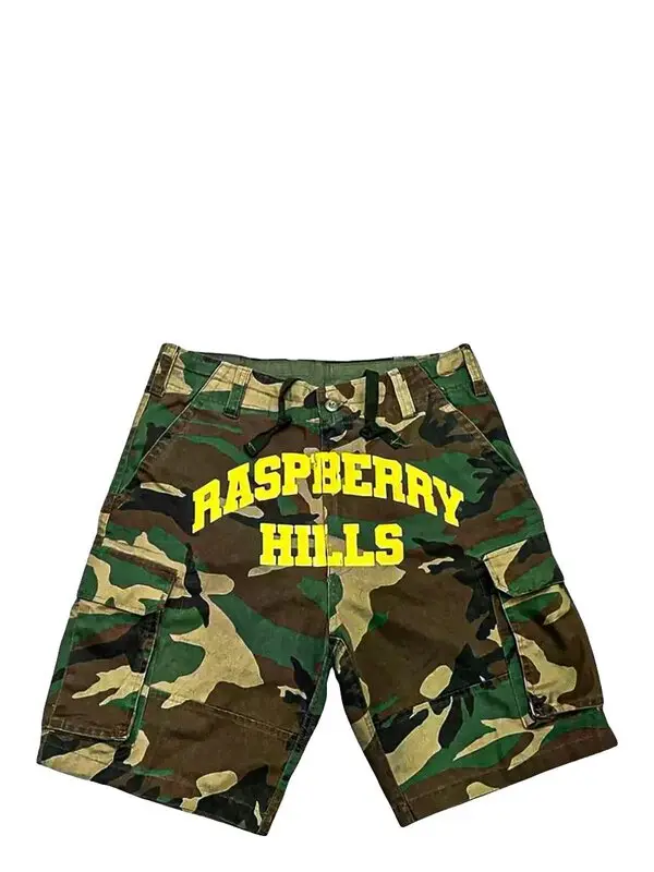 GV GALLERY Camo-print Cargo Shorts - Green