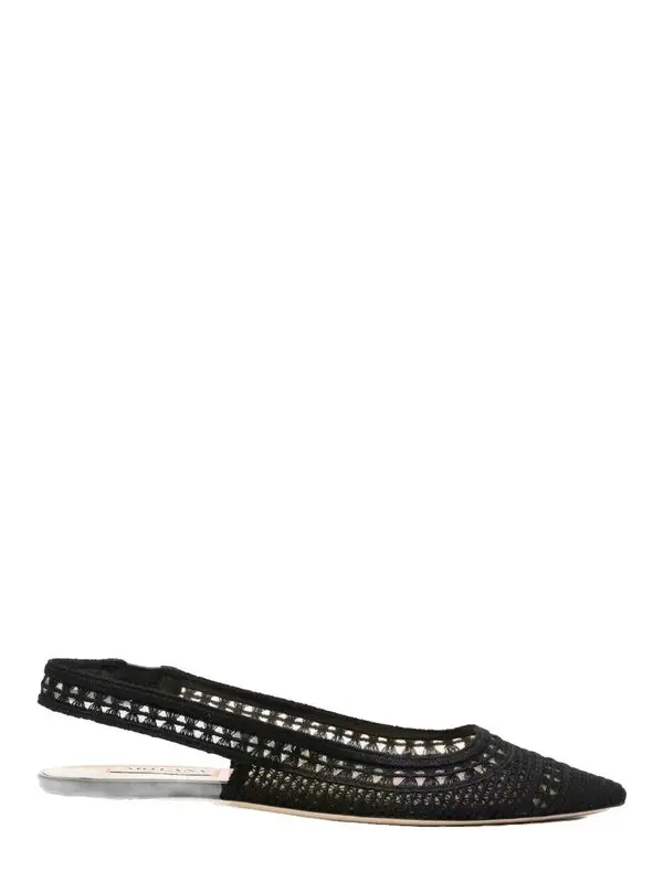 ARTEANA Trieste Point-toe Slingback Sandals - Black