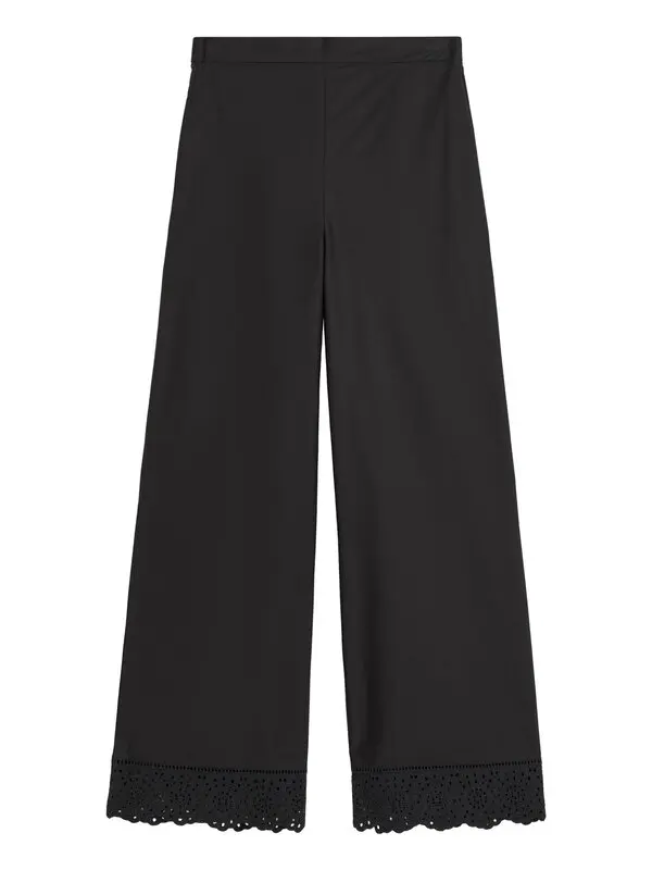 BY MALENE BIRGER Gretana Organic Cotton Trousers - Black