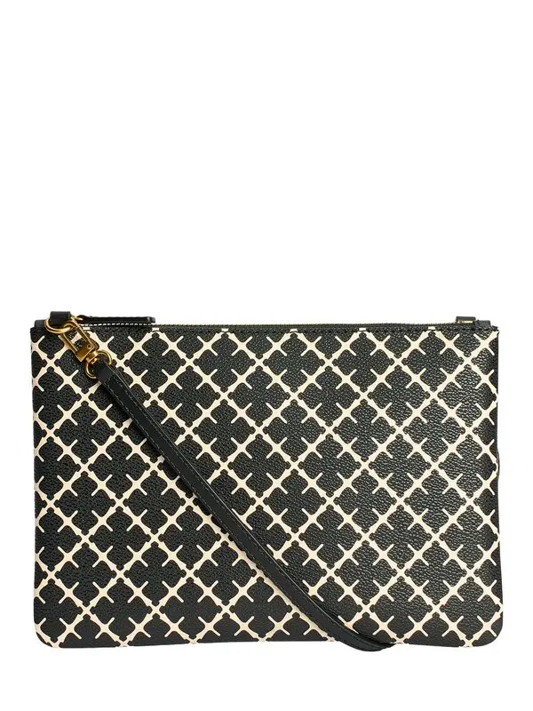 BY MALENE BIRGER Ivy Printed Clutch - Black