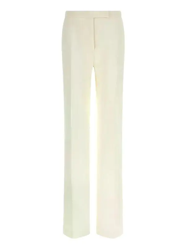 TOM FORD Creased Tuxedo Trousers - White