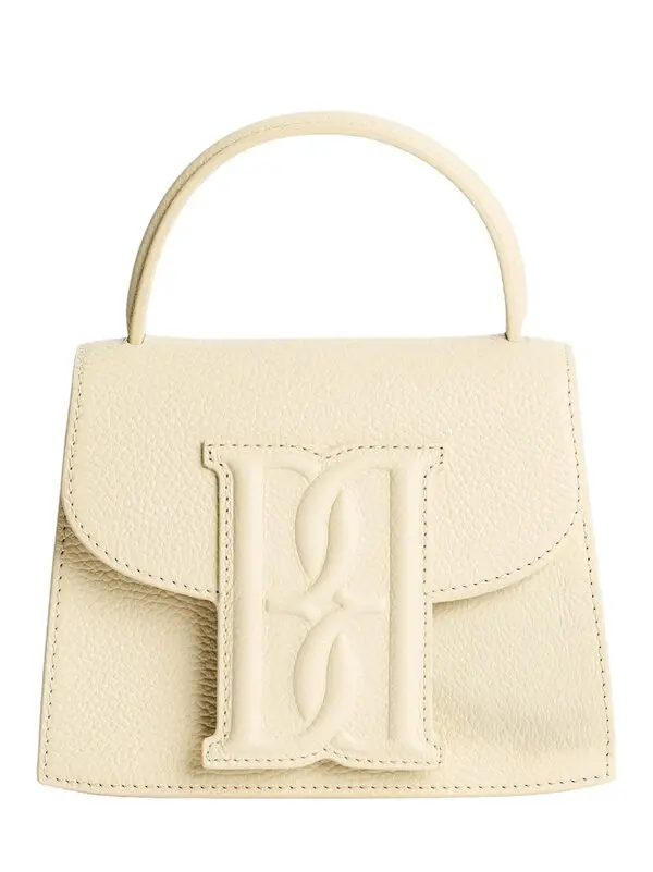 BY MALENE BIRGER Leather Top-handle Shoulder Bag - Vanilla Cream