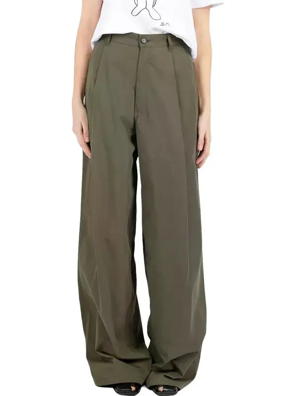 SOCIETE ANONYME Pleated Trousers - Green