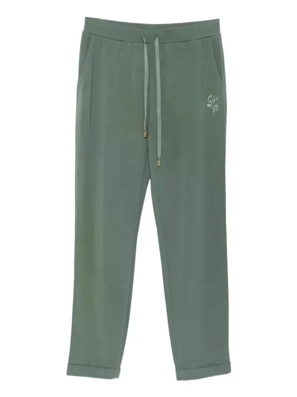 Liu Jo Logo-detail Trousers - Green