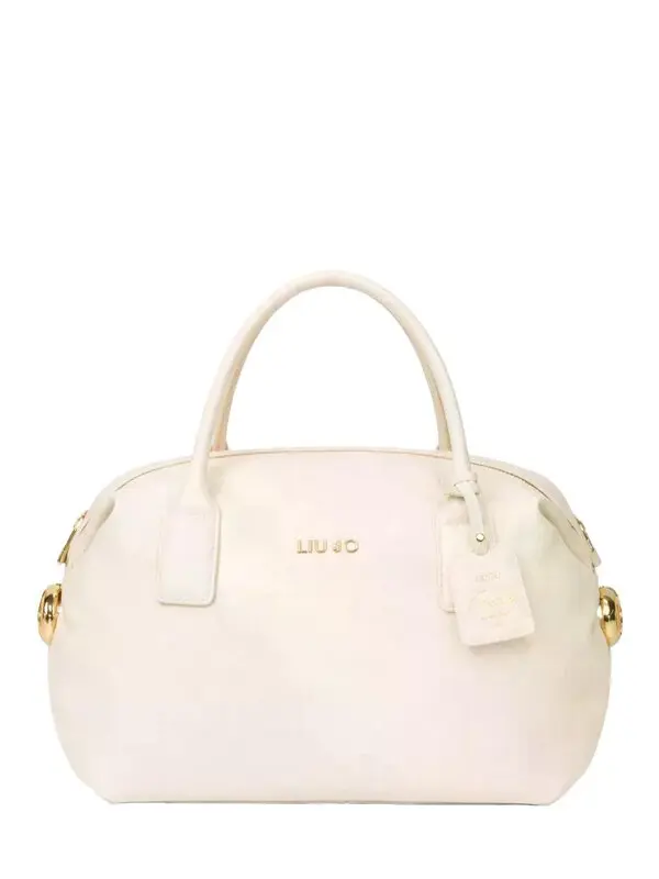Liu Jo Logo Charm Tote Bag - Neutrals